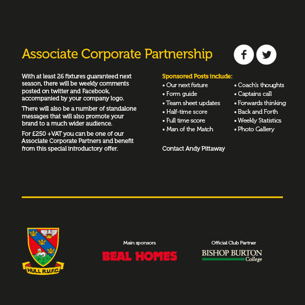 Sponsorship – HULL RUGBY UNION FOOTBALL CLUB