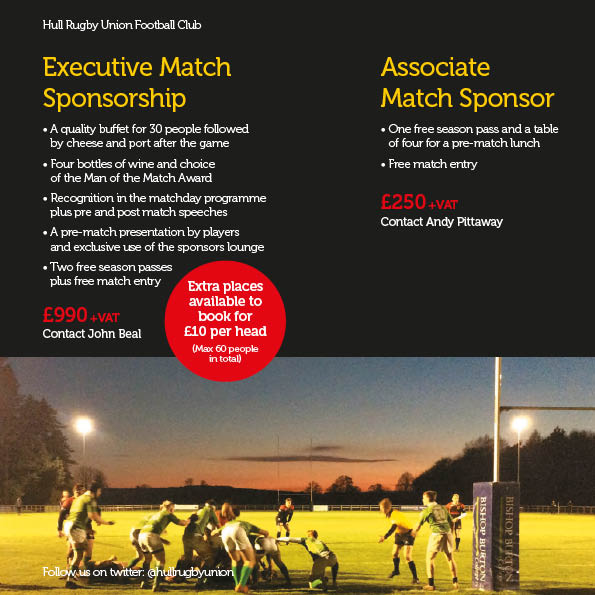 Sponsorship – HULL RUGBY UNION FOOTBALL CLUB