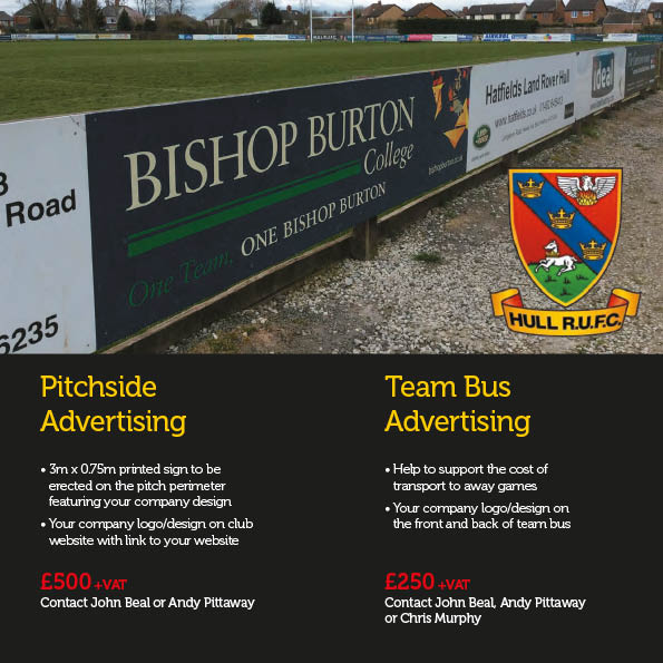 Sponsorship – HULL RUGBY UNION FOOTBALL CLUB